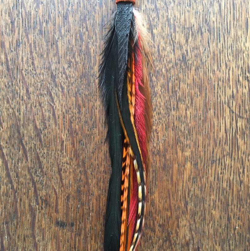 SINGLE Feather Earring Real Feather Earring Boho Earrings | Etsy