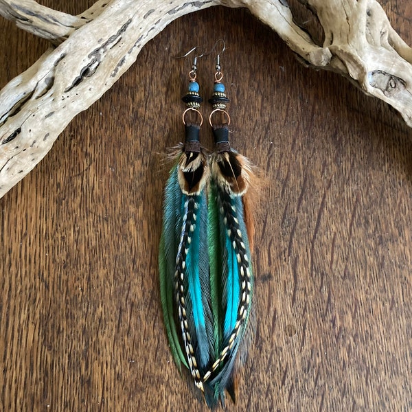 Real Native Feather Earrings - Etsy