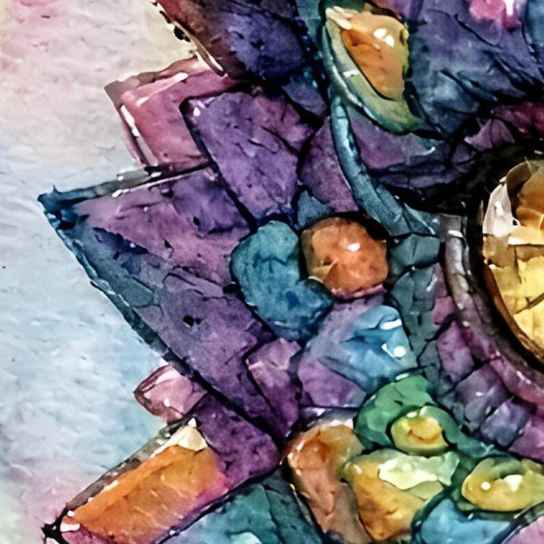 Dragon Wall Art | Aurora Scale Printable Digital Download - Etsy