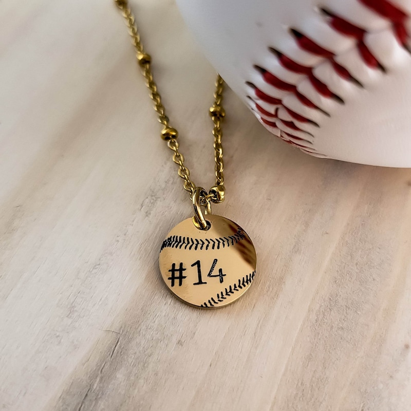Baseball Mom Necklace - Etsy