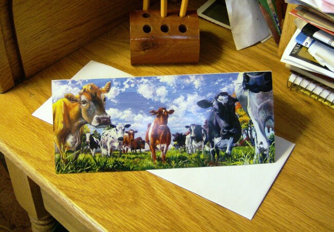 Blank Cow Note Cards who Are You - Etsy