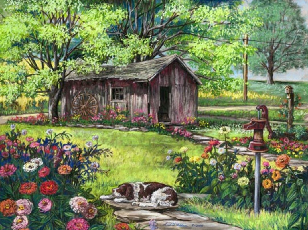 Fay's 2 with Tinker Shed Unframed 18x24 Giclee Print on Paper LIMITED ...