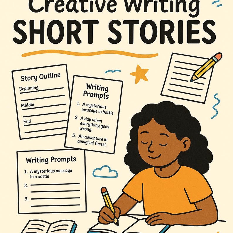 Creative Writing Short Story Lesson Plan for Kids | Printable Writing ...