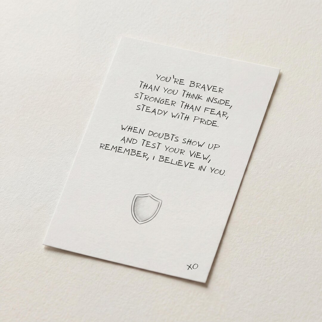 Age 9 Poem Card | Daughter Birthday Gift, Shield Illustration - Etsy