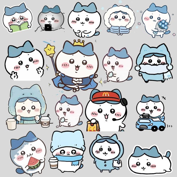 Chiikawa Stickers Png - Etsy