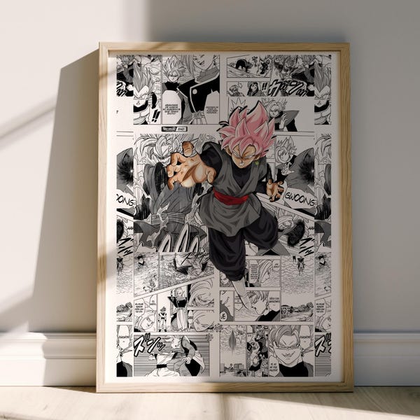 Goku Manga Panel - Etsy