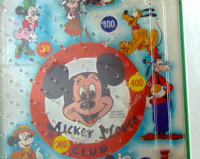Vintage Games ~ Mickey Mouse Club ~ Disney ~ Pinball Machine ...