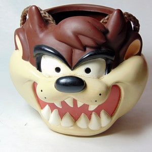 Taz Trick or Treat Vintage Candy Pail ca. 1997 - Etsy