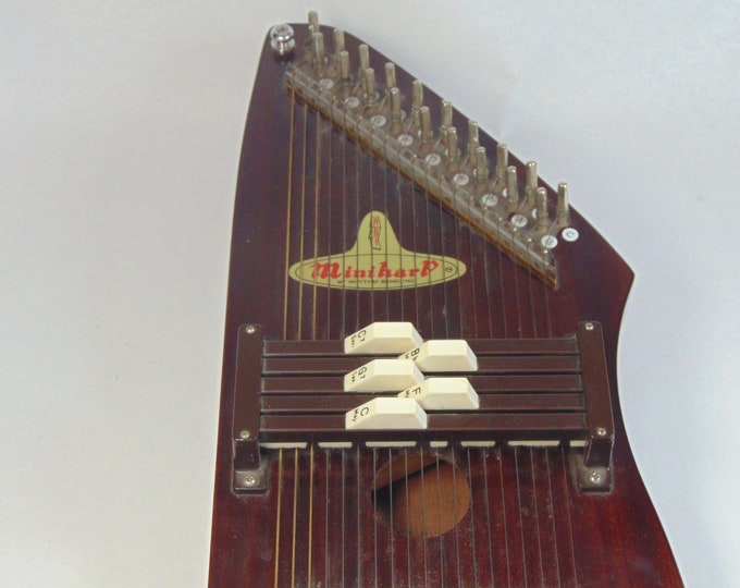 Classic 19 String Mini Harp by Rhythm Band Inc ca. 1970's - Etsy