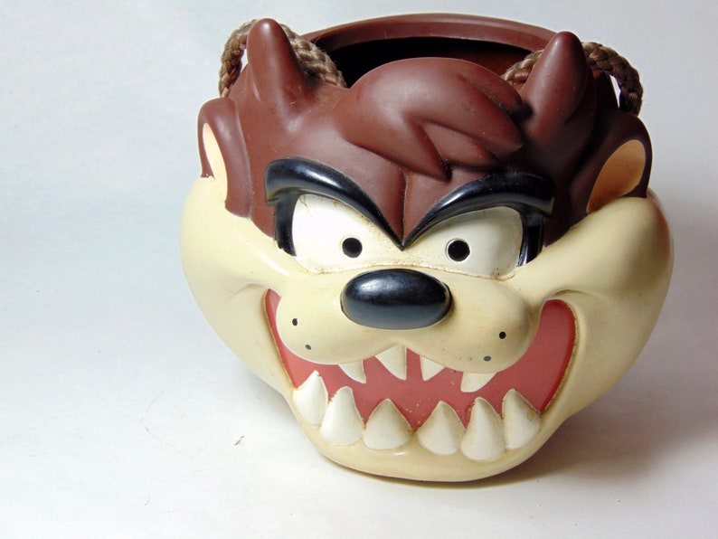 Taz Trick or Treat Vintage Candy Pail ca. 1997 - Etsy
