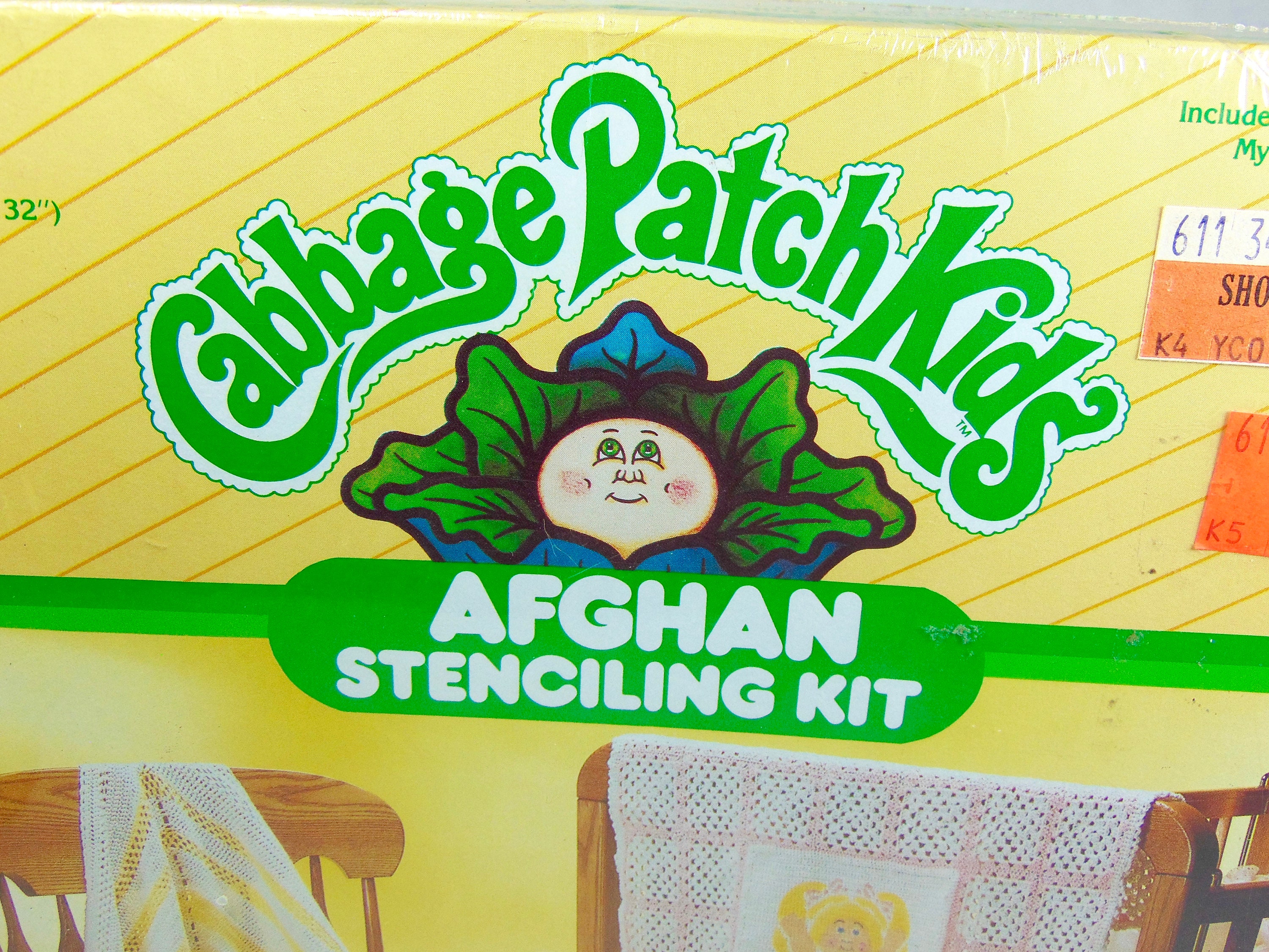 Collectible Cabbage Patch Kids NIB Afgan Stencil Kit ca. 1984 - Etsy