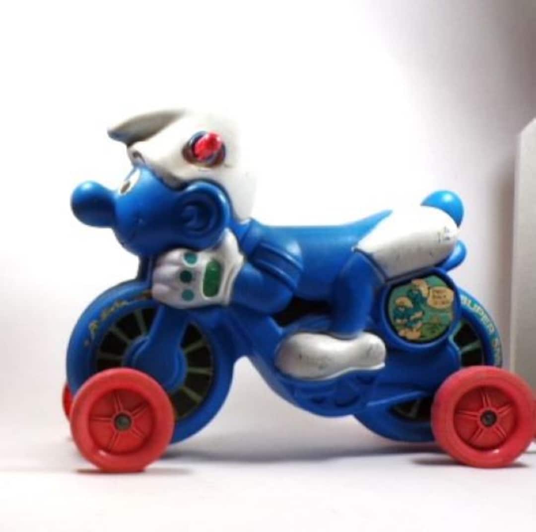 Classic Super Smurf Ride on Toy From 1983 by Coleco - Rare Item - Etsy