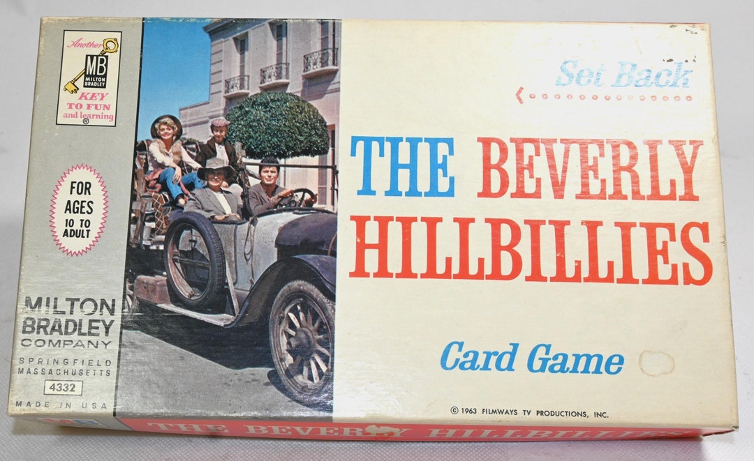 Retro Beverly Hillbillies Setback Card Game From 1963 - Etsy