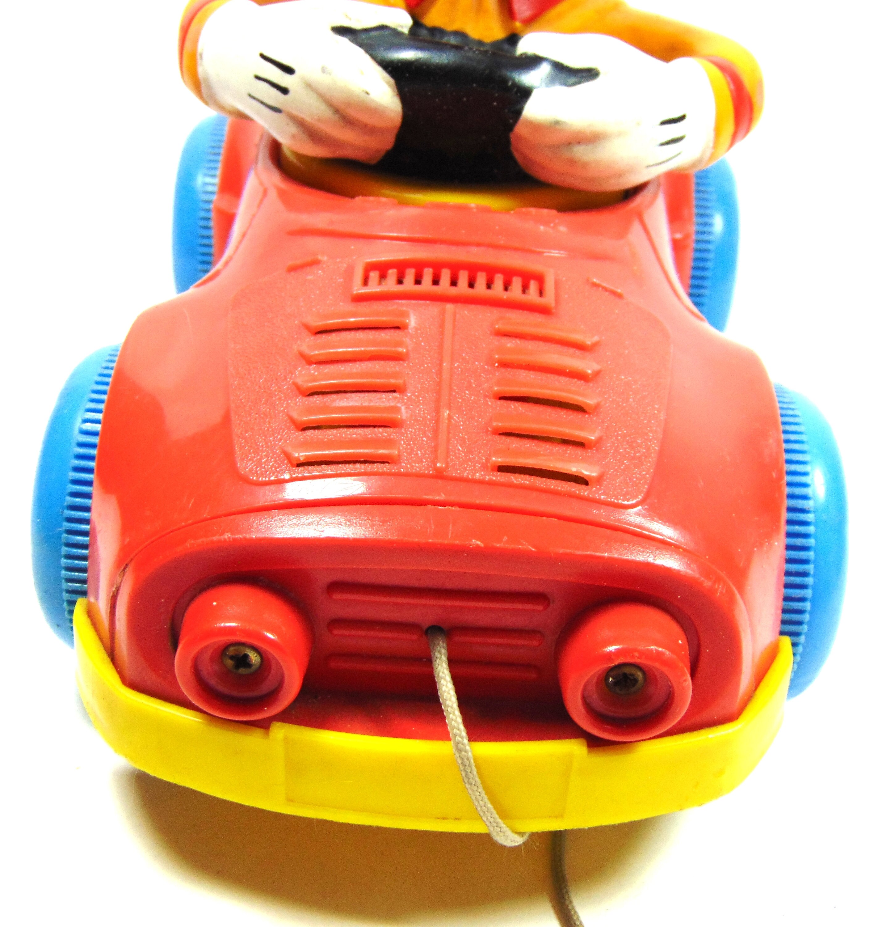 Retro Mickey Mouse Pull-mees Pull Toy Car by Kohner Brothers Toys ca ...