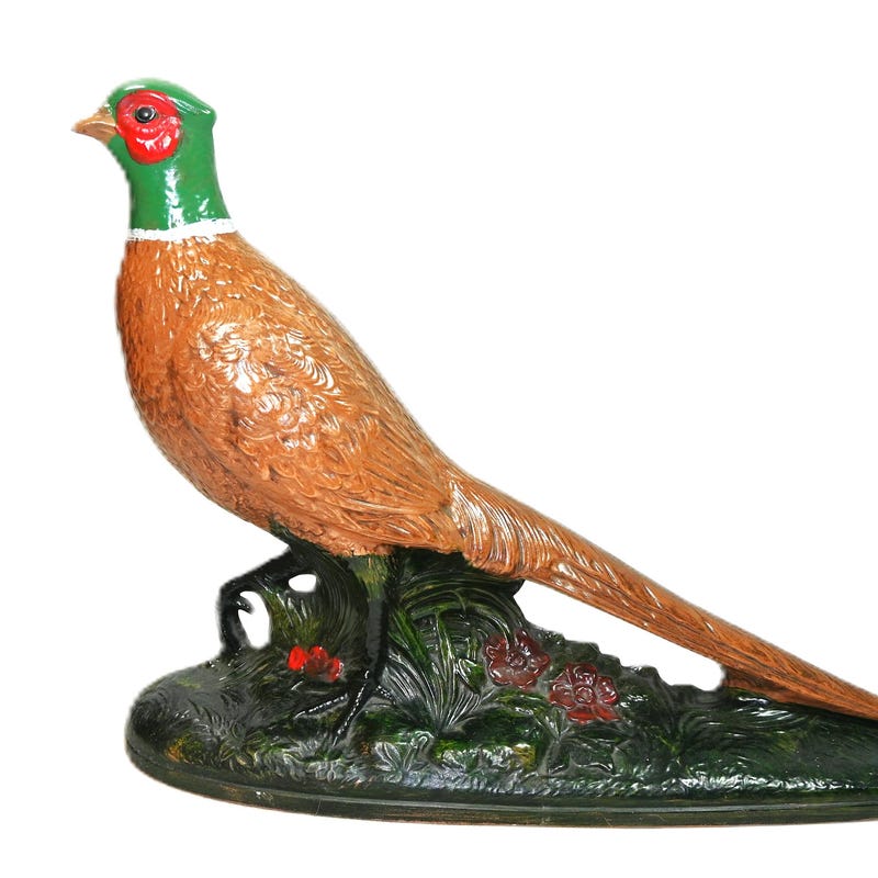 Ceramic Pheasant Figurine - Etsy