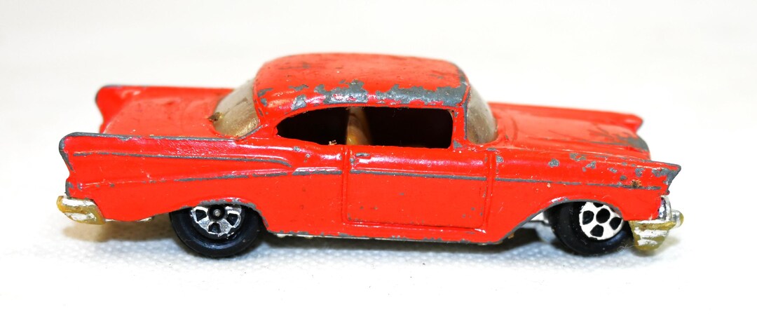 Vintage ERTL ’57 Chevrolet Bel Air Die-cast • Red • Made in Taiwan ...