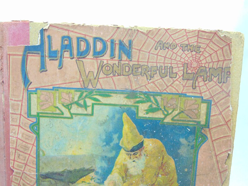 Vintage Books Children's Book Aladdin 1900's - Etsy