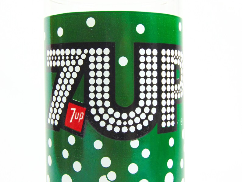Unique Vintage 7UP Drinking Glass - Bubble Logo 24 Oz Collectible Cup ...