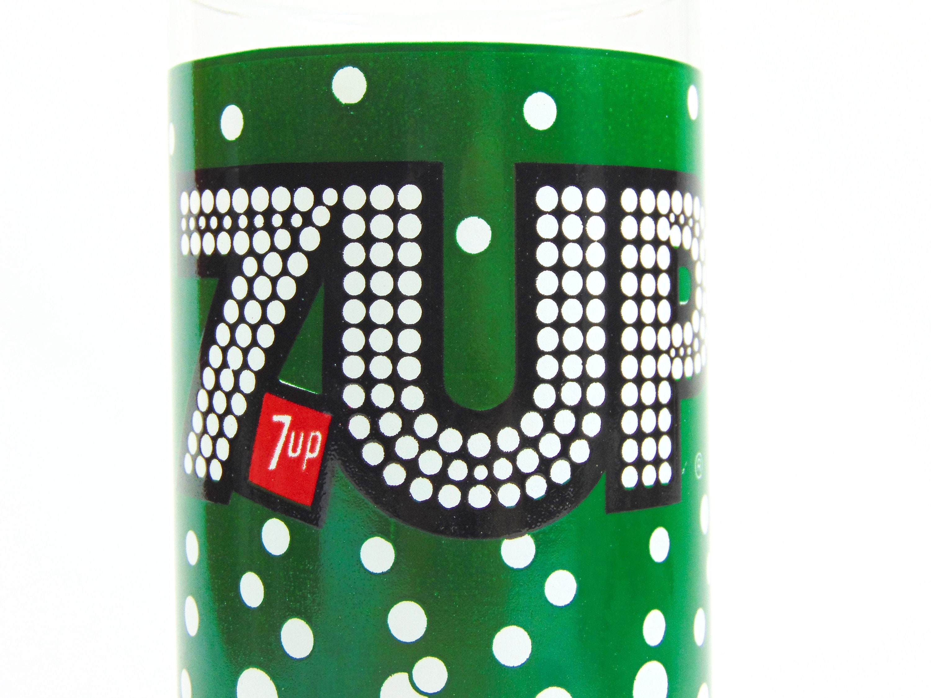 Retro 7-UP Bubble Pedestal Drinking Glass ca. 1970's - Etsy
