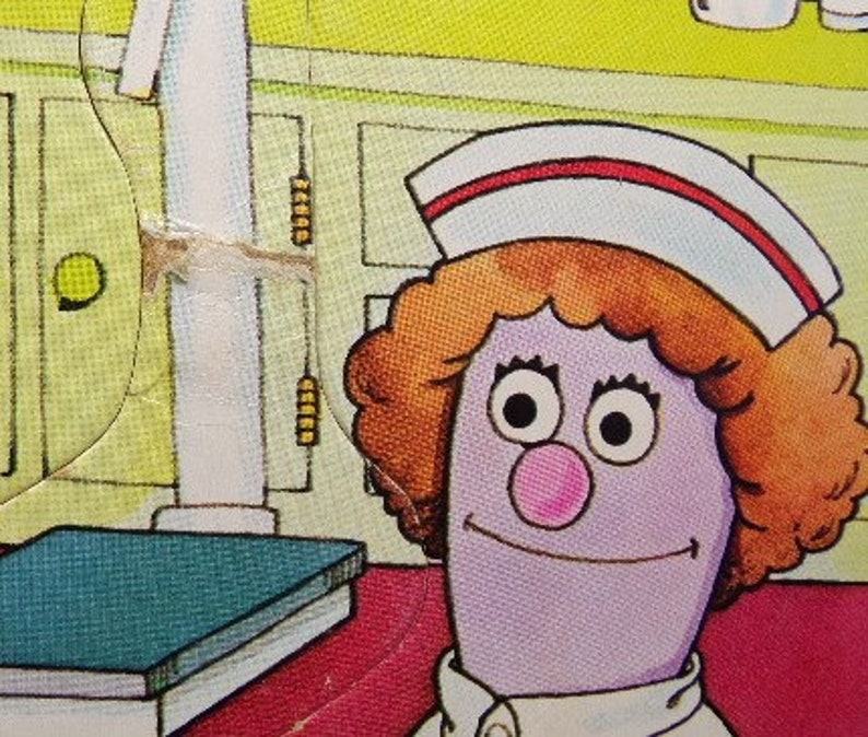 Retro Sesame Street Ernie Goes to the Doctor Frame Tray Puzzle by ...