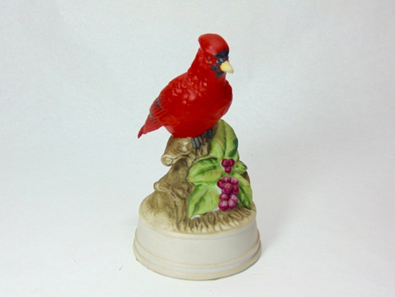 Collectible Cardinal Music Box by Royal Crown ca. 1980's | Etsy