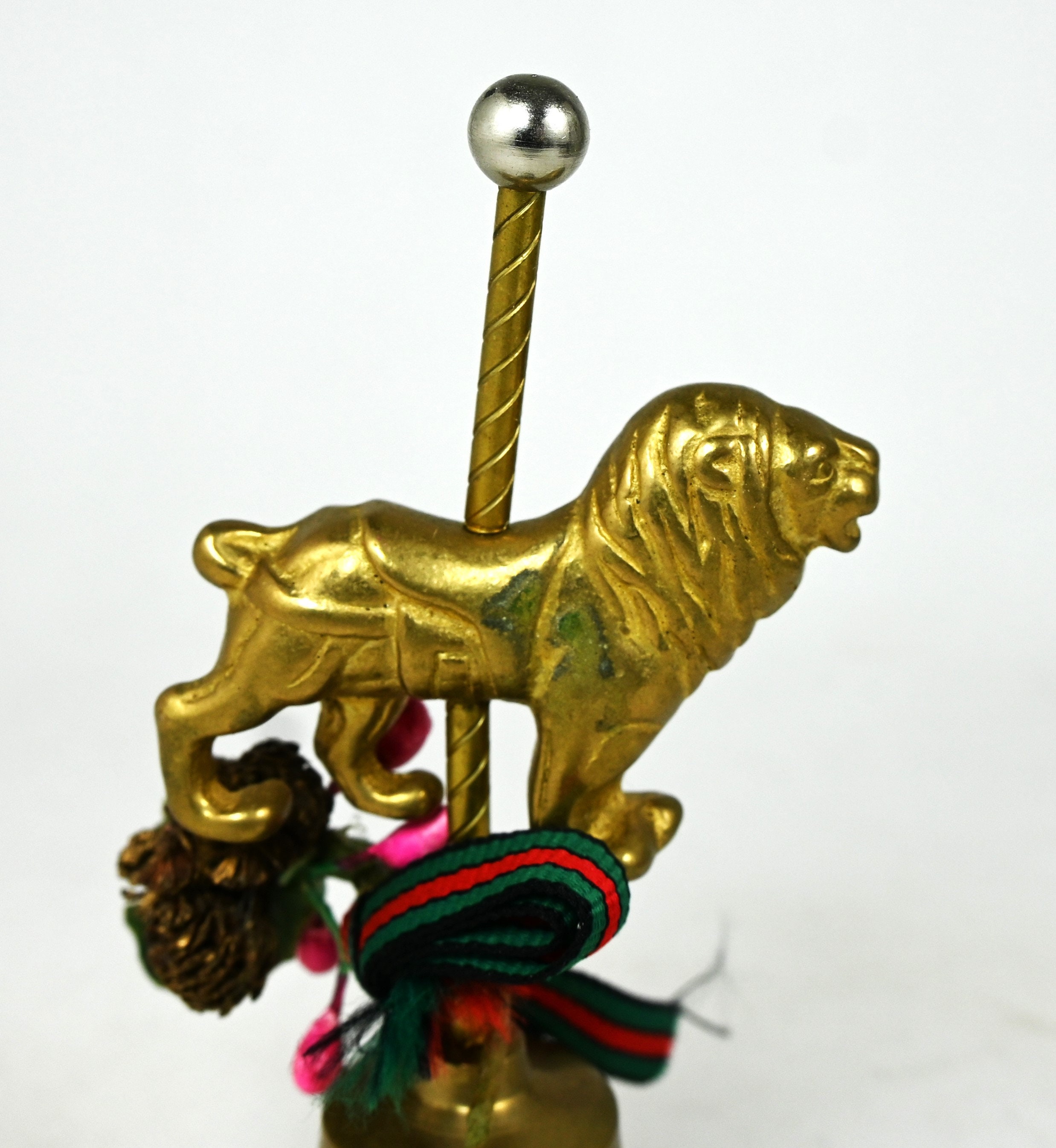 1950s Brass Carousel Bell Lion - Etsy