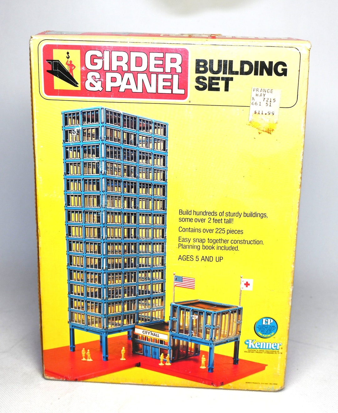 Vintage 1975 Kenner Girder & Panel Building Set 72030 Original Box ...