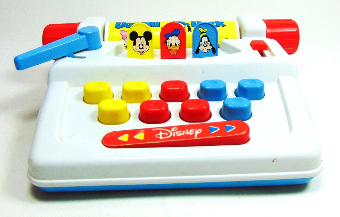 Retro Disney Carry Around Typewriter by Mattel (ca. 1993) - Etsy