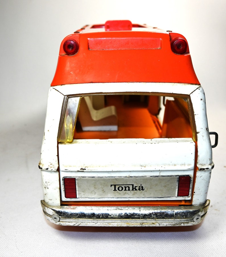 Classic 1970's Mighty Tonka Ambulance/bus Toy - 17 Long X 9 Tall ...
