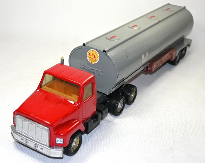 Rare Vintage Ertl Toy Truck - Shell Fuel Tanker With Missing Decals ...