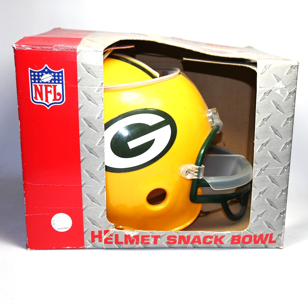 Vintage 1990's Green Bay Packers Helmet Party Snack Bowl New in Box - Etsy