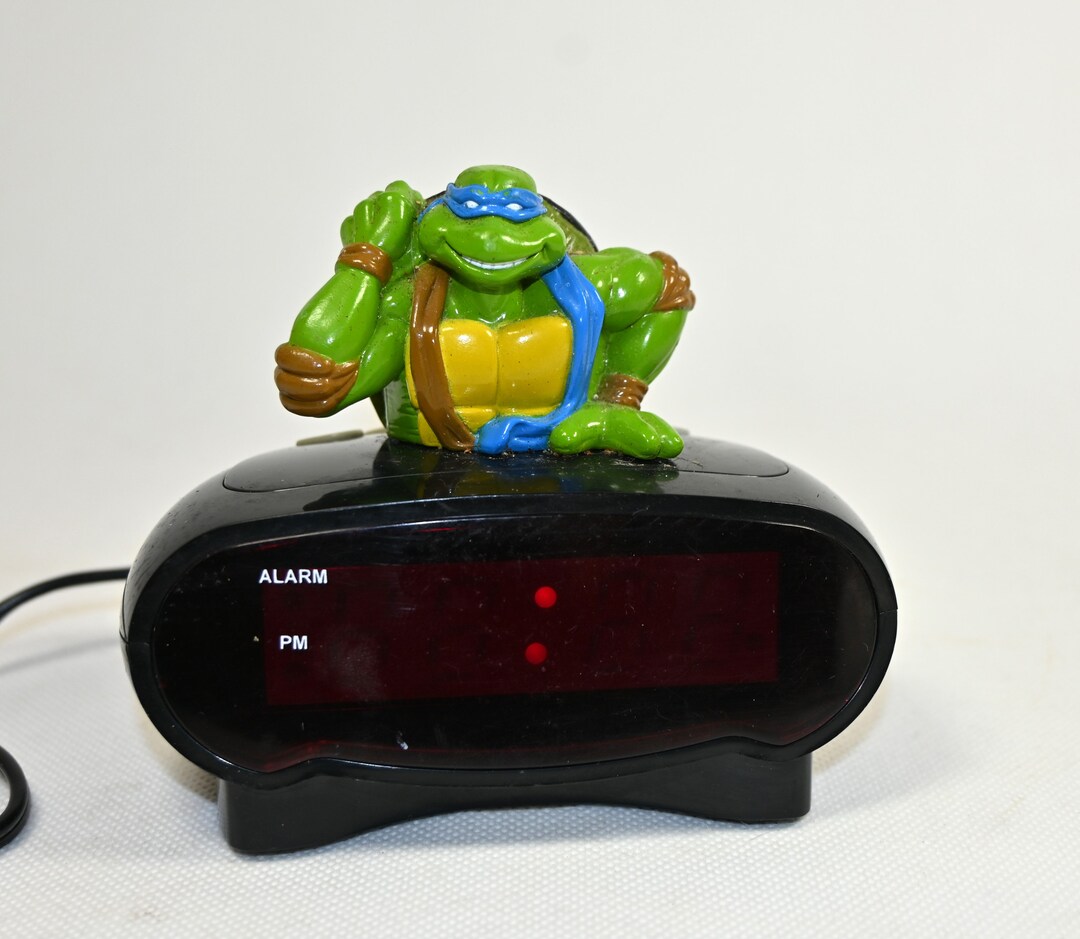 Collectible TMNT Leonardo Alarm Clock From 2004 Mirage Studios - Etsy