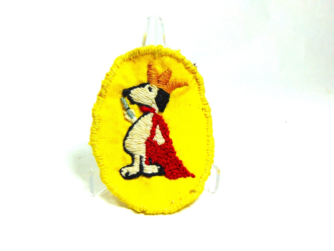 Retro Prince Snoopy Embroidered Patch ca. 1970's - Etsy