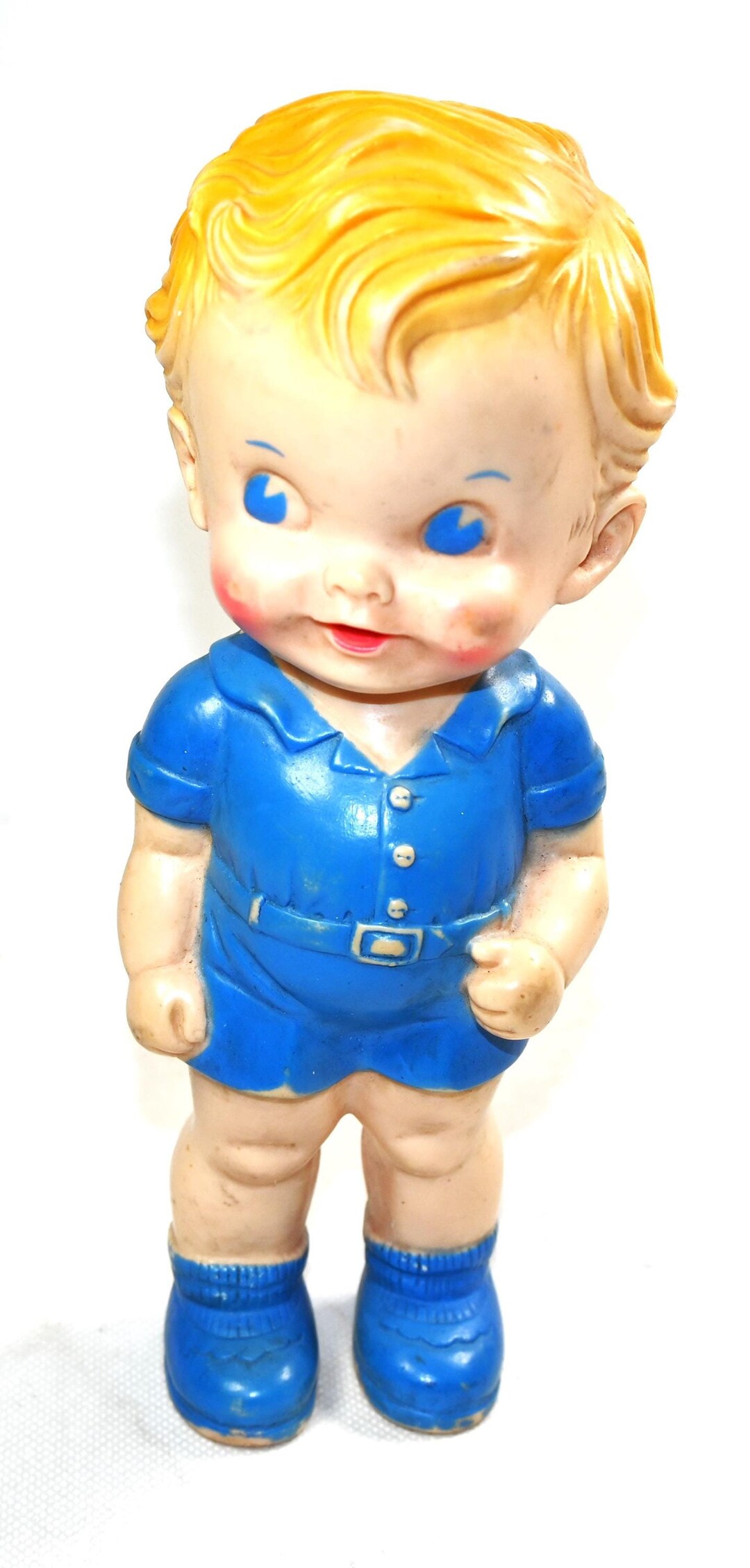 Vintage 1950s Sun Rubber Co. Squeak Doll, Chunky Boy - Etsy