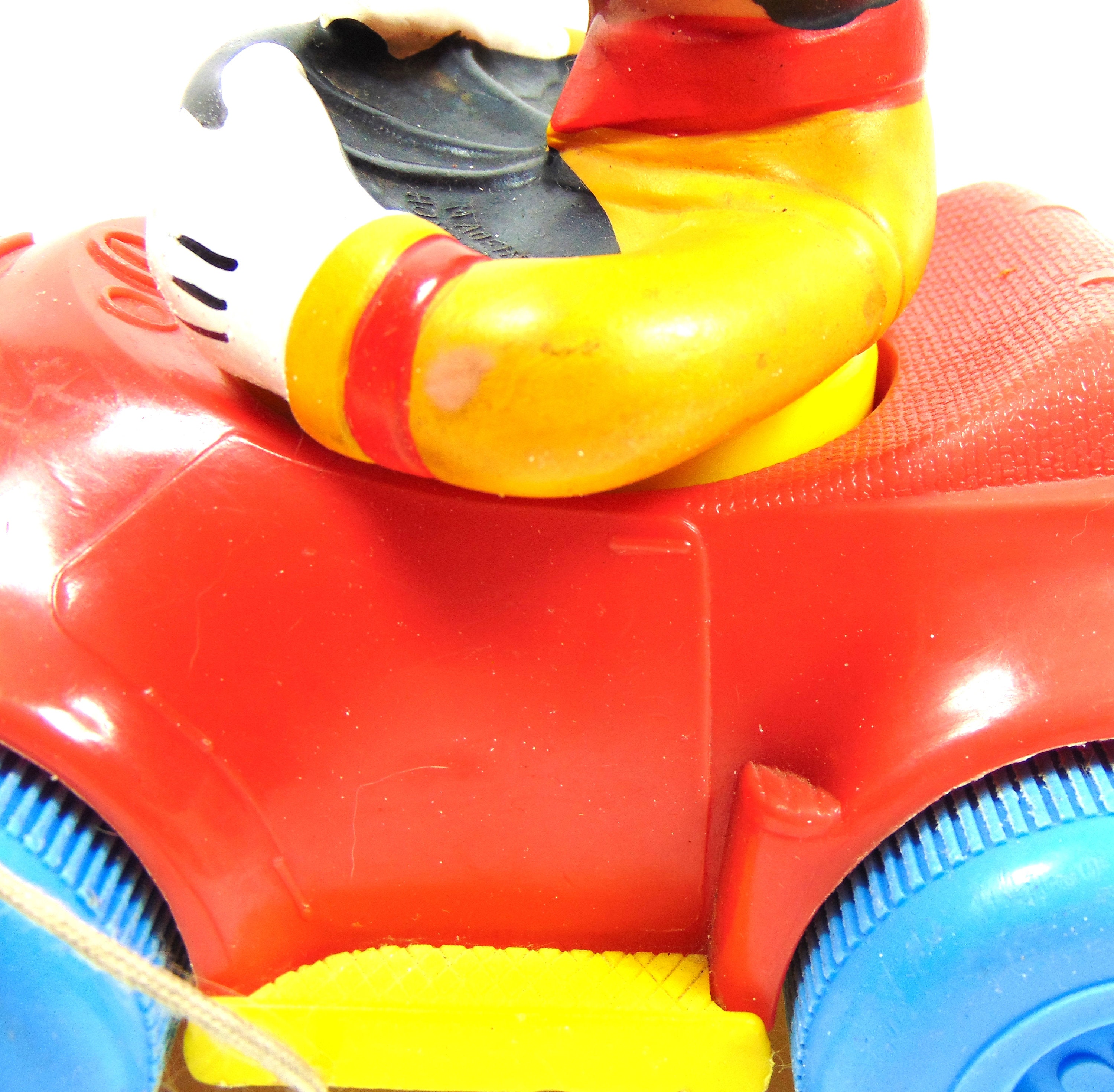 Retro Mickey Mouse Pull-mees Pull Toy Car by Kohner Brothers Toys ca ...