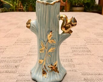 Gold Squirrel Vase - Etsy