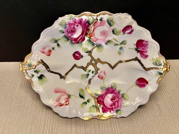 Antique Nippon Hand Painted porcelain bone china trin… - Gem