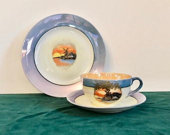 Japan Windmill Plate - Etsy