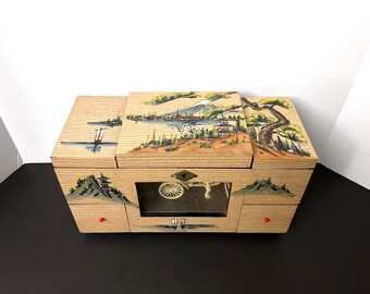 Fuji Music Box | Etsy