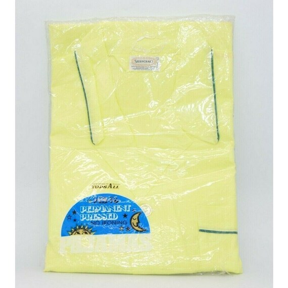 Mid Century Modern Sleepcraft Perma Press Knit Pajama… - Gem