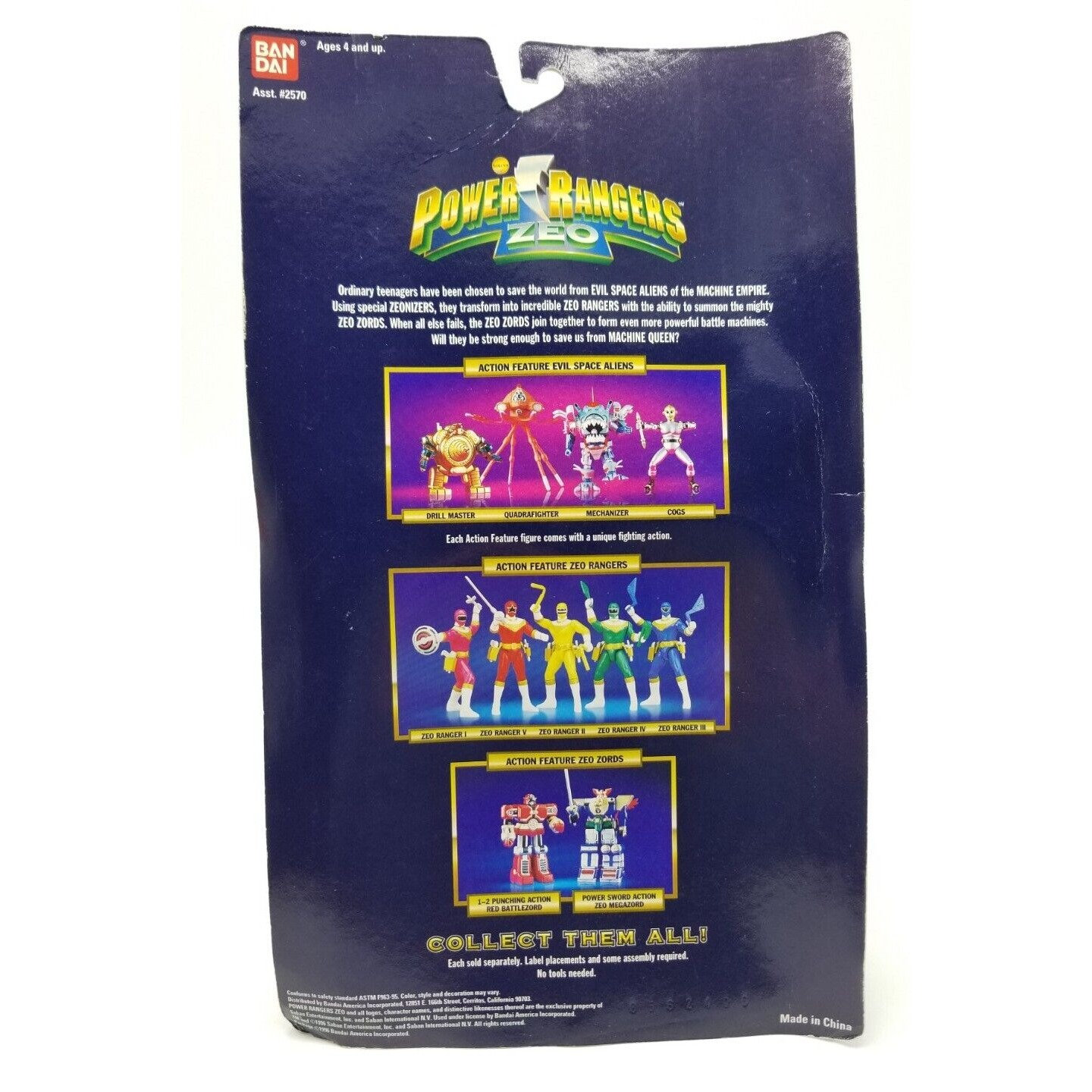 Power Rangers Zeo 5" Evil Space Alien Missile Aiming SILO Factory ...