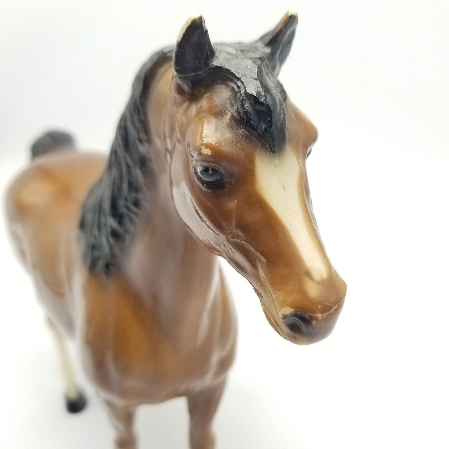 Breyer family Arabian Mare Sheba Model 14 Glossy Bay Old Mold Eye ...