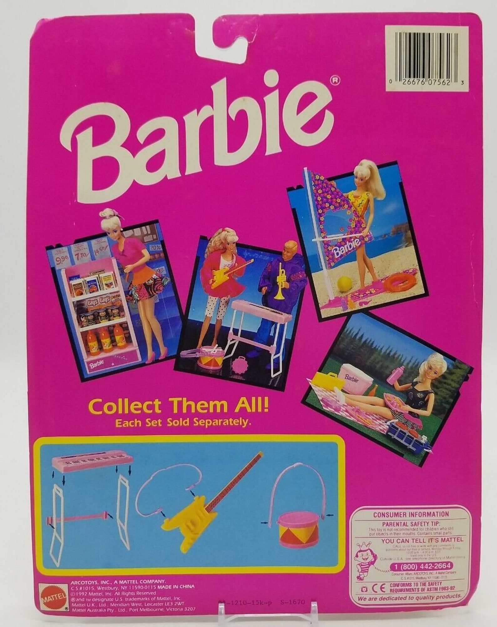 Mattel Barbie 1992 Vintage Barbie Musical Instruments Sealed #7562 - Etsy