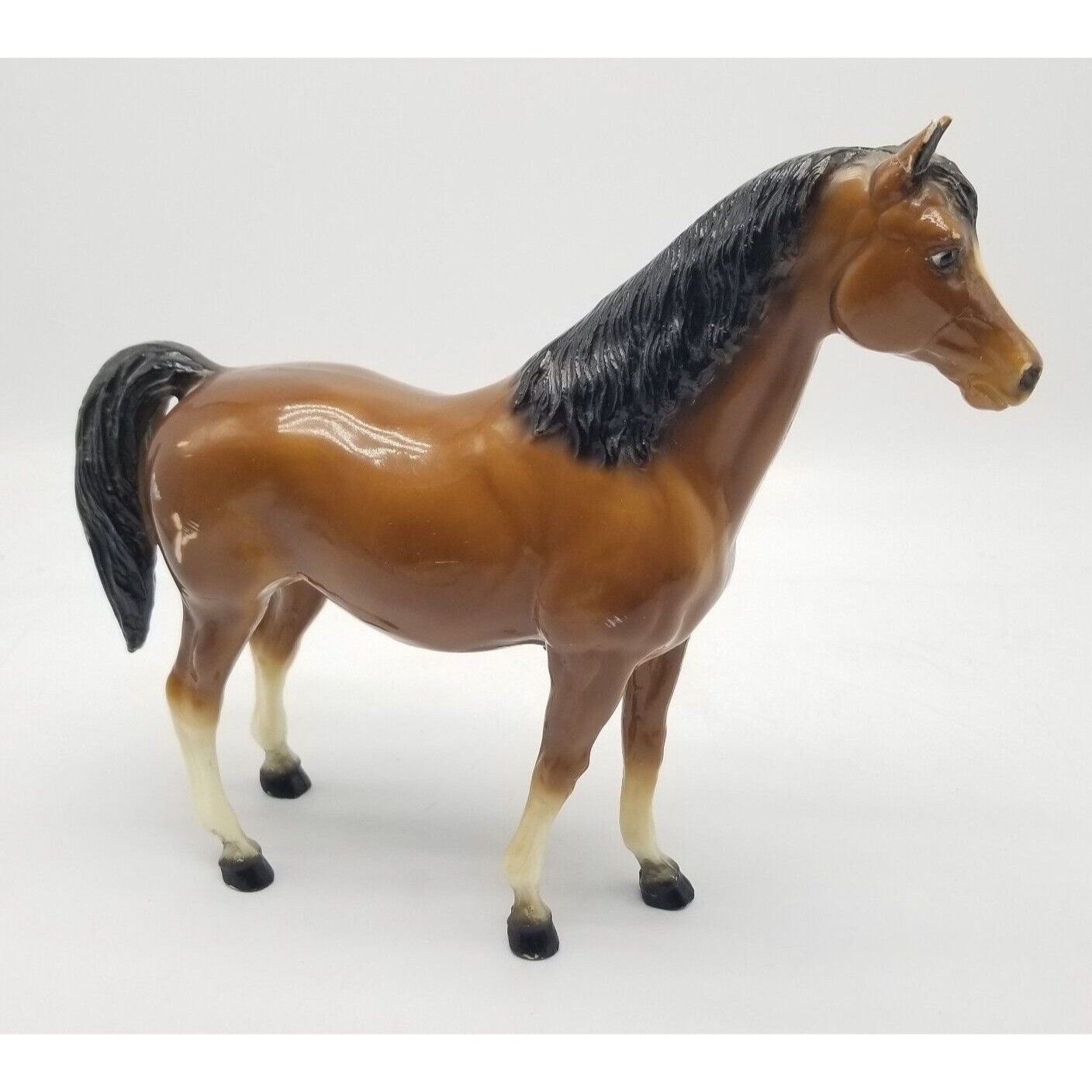 Breyer family Arabian Mare Sheba Model 14 Glossy Bay Old Mold Eye ...