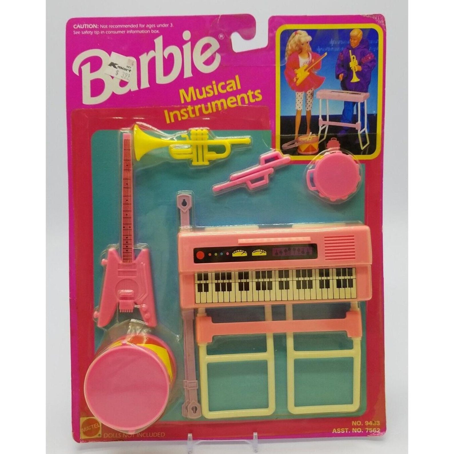 Mattel Barbie 1992 Vintage Barbie Musical Instruments Sealed #7562 - Etsy