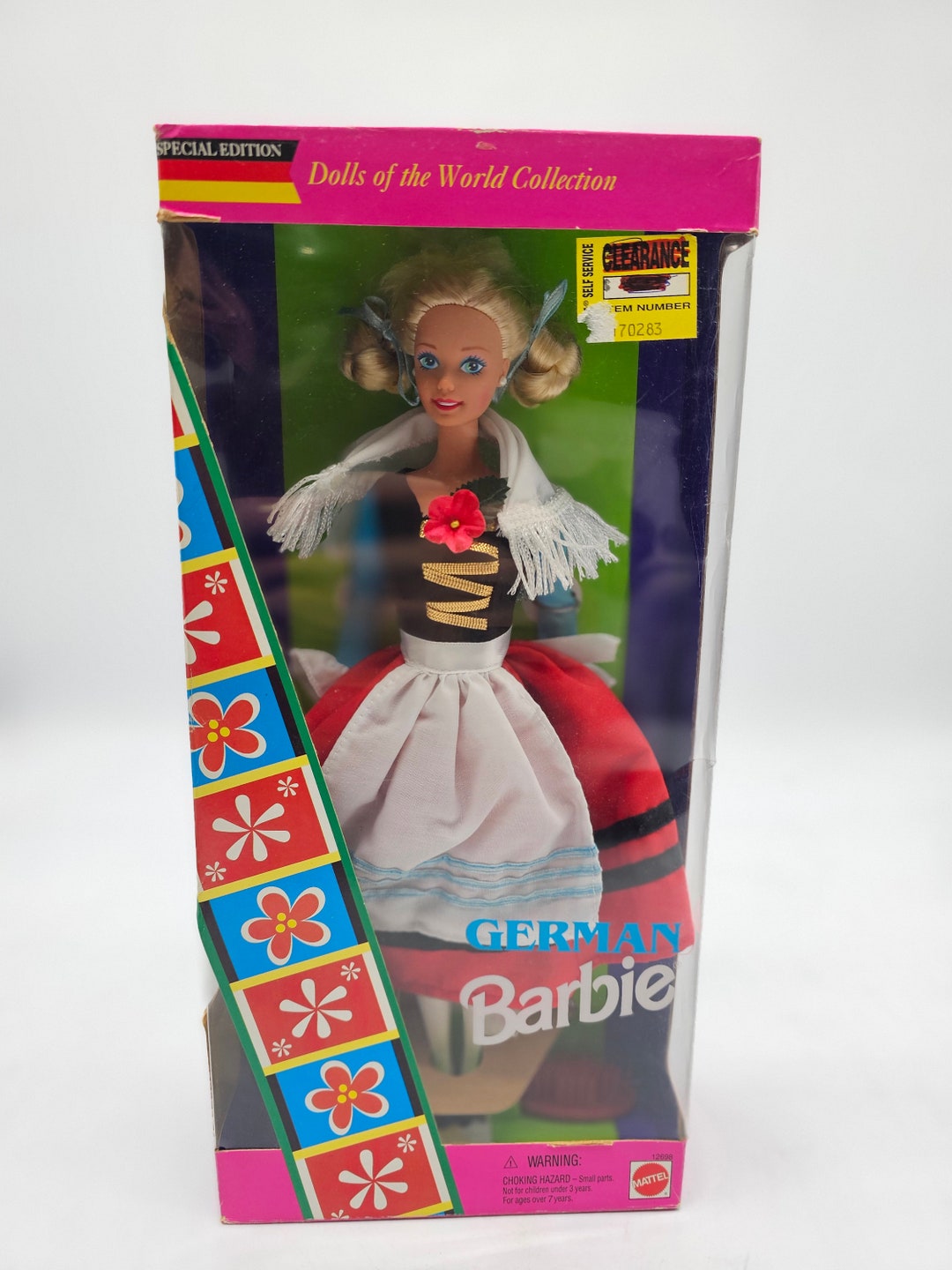 Barbie GERMAN Germany Dolls of the World DOTW 12698 Mattel Doll 1994 - Etsy