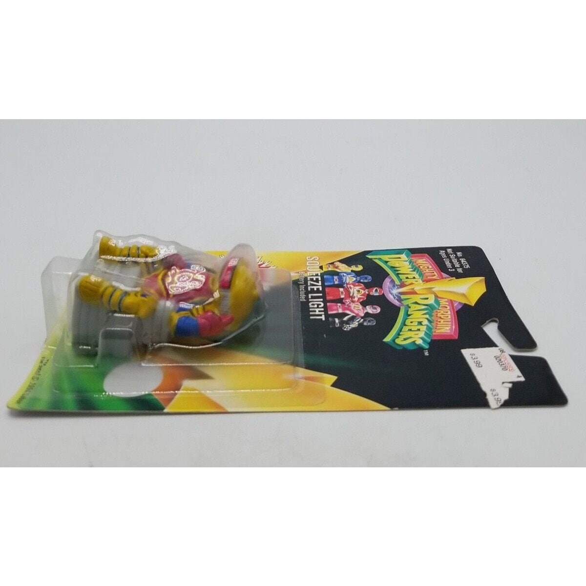 Mighty Morphin Power Rangers ALPHA Squeeze Light 1994 Janex New on Card ...