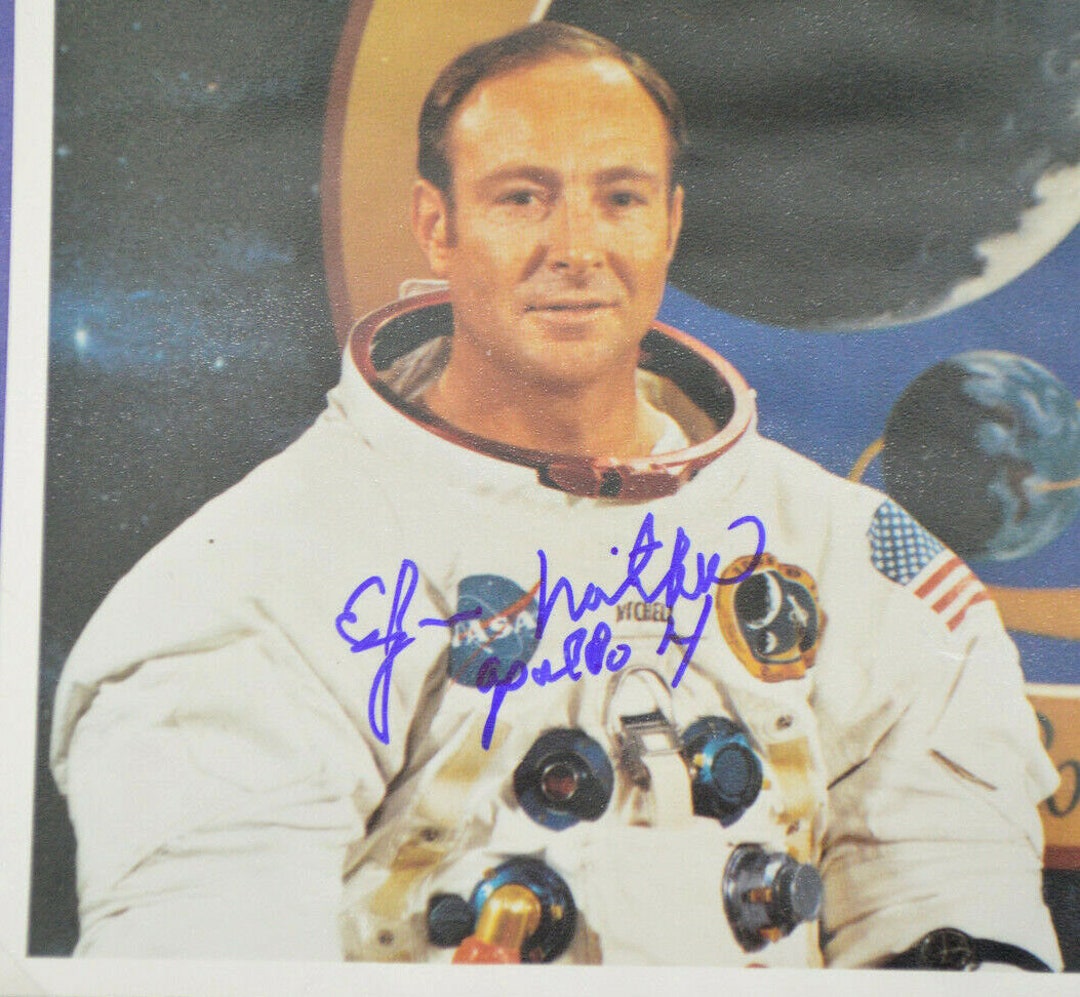 Edgar D. Mitchell Apollo 14 NASA Astronaut Moon Walker Signed 8x10 ...