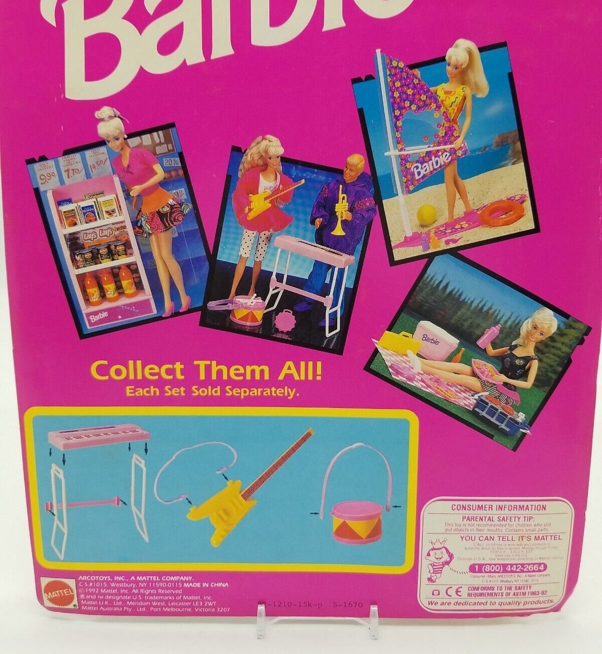 Mattel Barbie 1992 Vintage Barbie Musical Instruments Sealed - Etsy