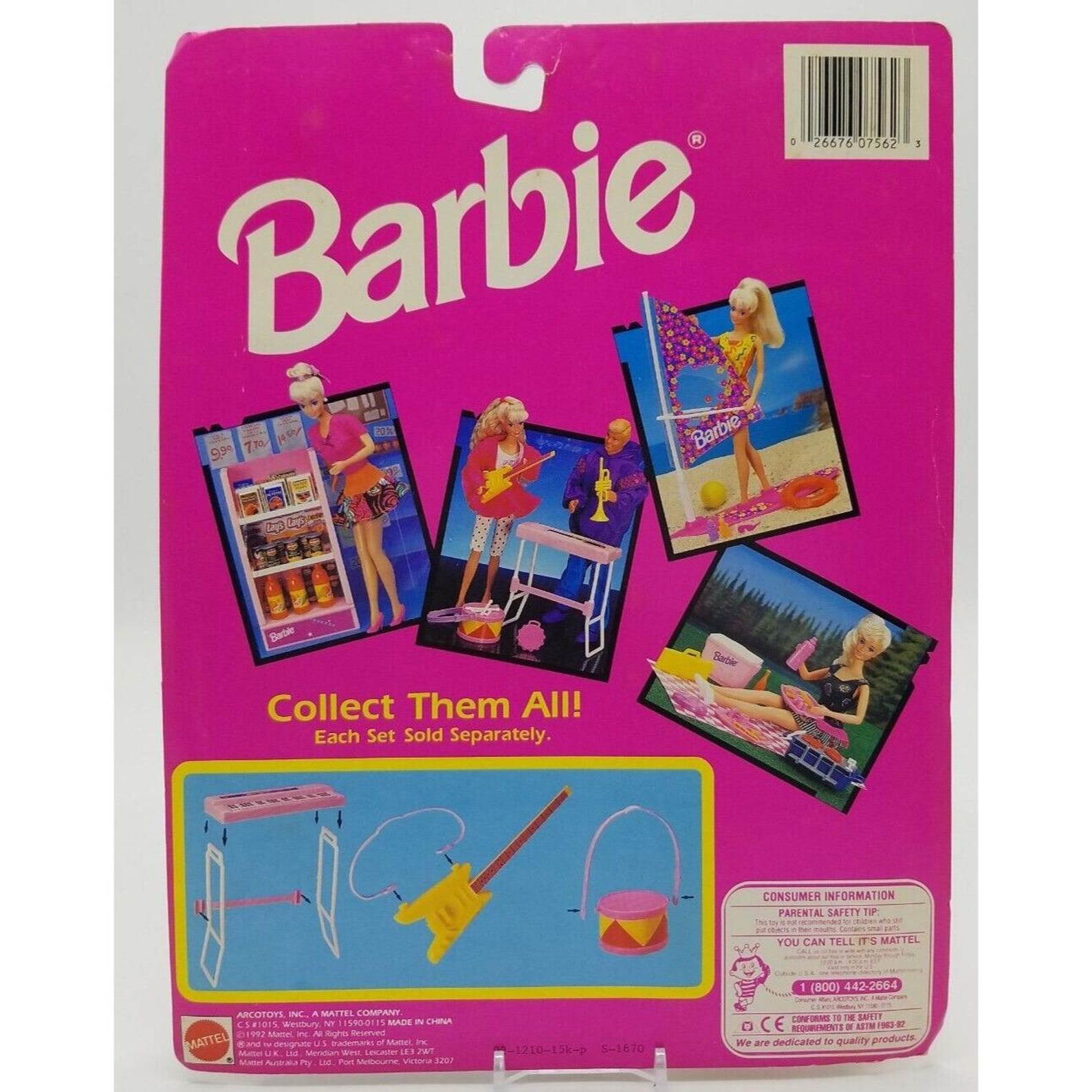 Mattel Barbie 1992 Vintage Barbie Musical Instruments Sealed #7562 - Etsy